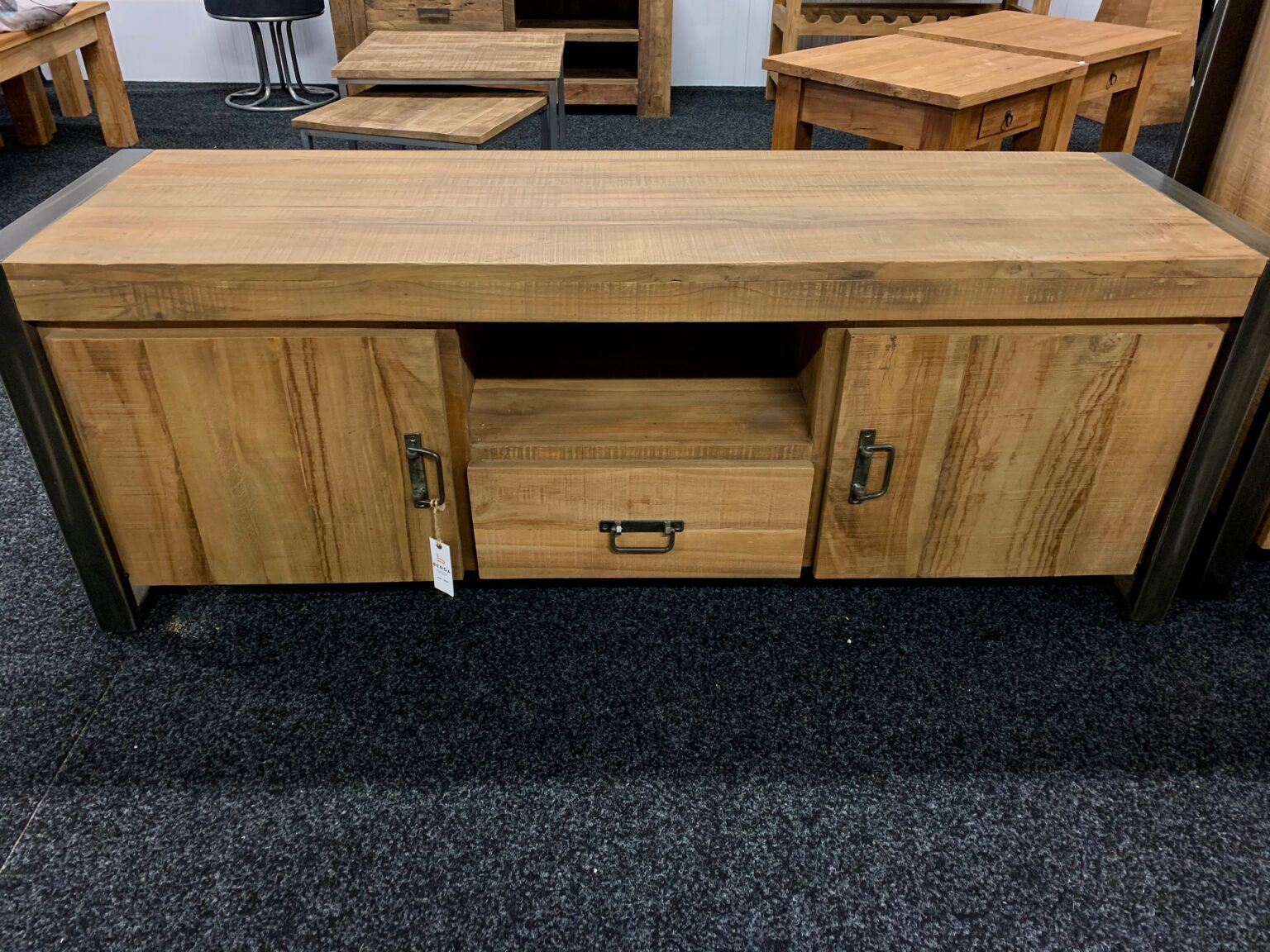 Audiomeubel Jayden 125cm | Polder TEAK